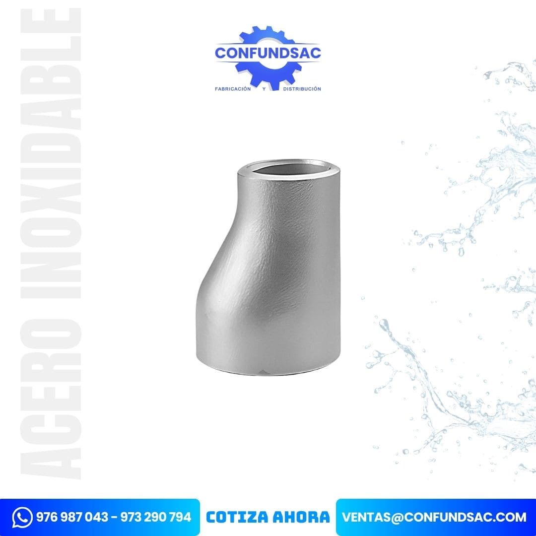 Reducción Excentrica de Acero Inoxidable – Confundsac